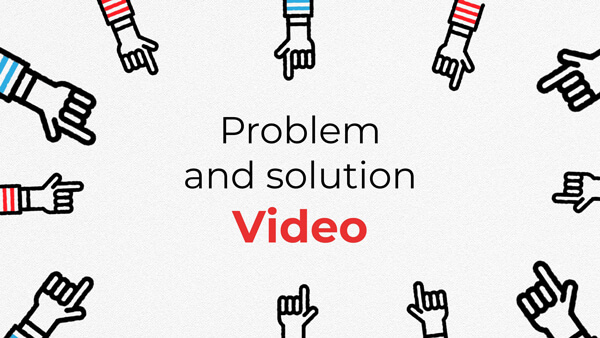 Vidéo problème et solution | Modèles Genially
